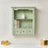 Sage Green Wooden Wall Shelf Unit with Drawers – Windsor Browne
