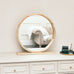 Round Wooden Freestanding Table Top Mirror – Windsor Browne