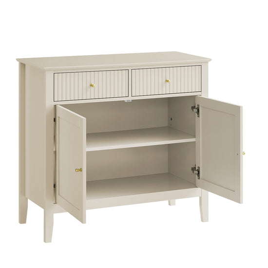 Taupe Two Door Two Drawer Sideboard - Hales Taupe Range – Windsor Browne
