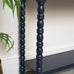 Navy Blue Bobble 2 Drawer Console Table 110cm x 78cm – Windsor Browne
