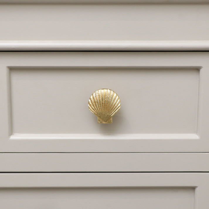 Gold Scallop Sea Shell Drawer Knob – Windsor Browne
